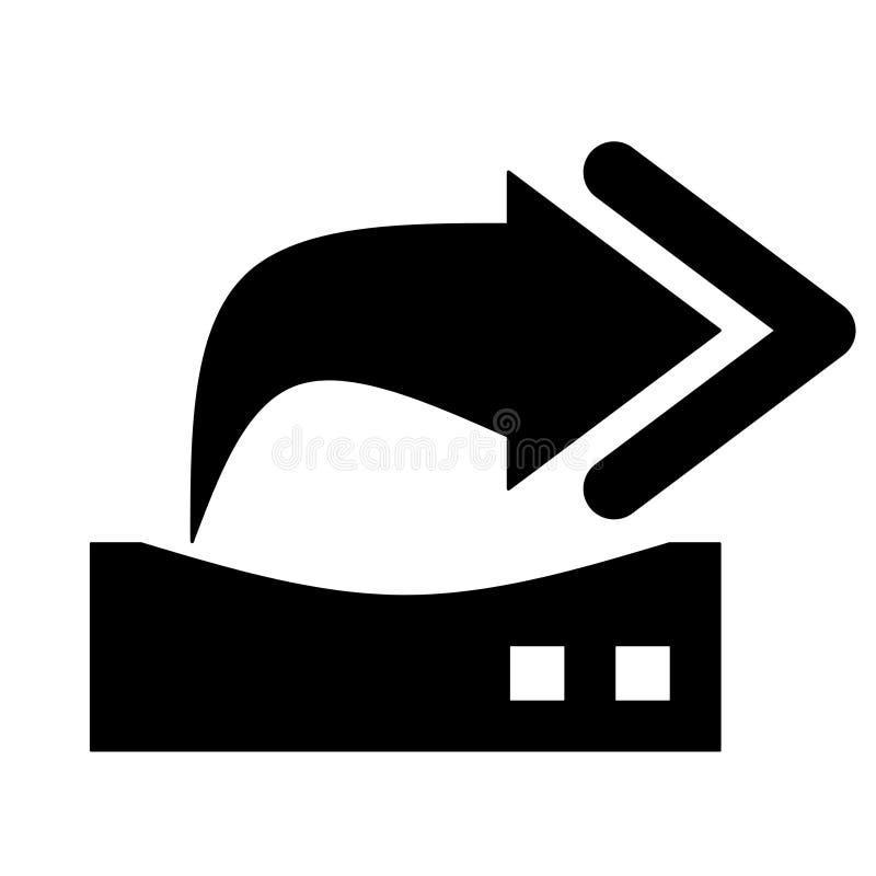 Hard Drive with Upload, Download, and Share Symbols Stock Photo ...