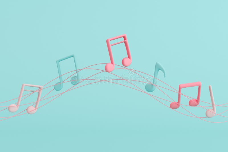 Floating Musical Note Stock Illustrations – 106 Floating Musical Note ...