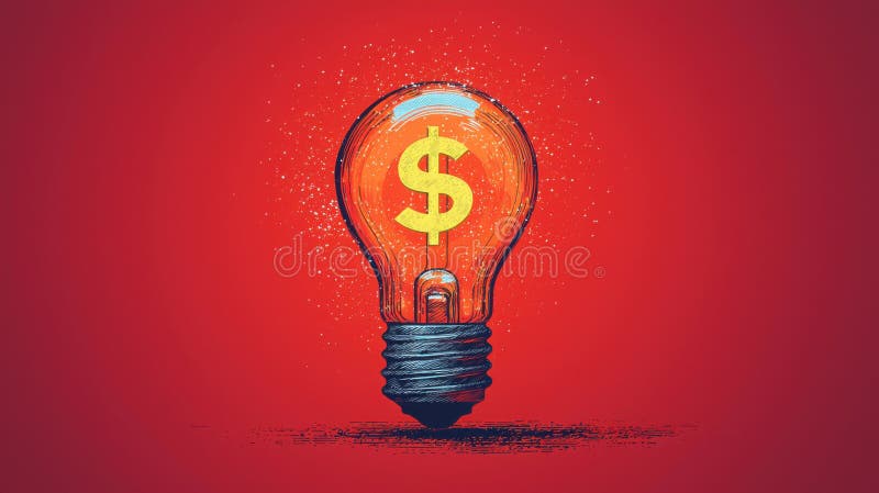 Dollar Sign Light Bulb Symbolizing Wealth Innovation Stock Photos ...