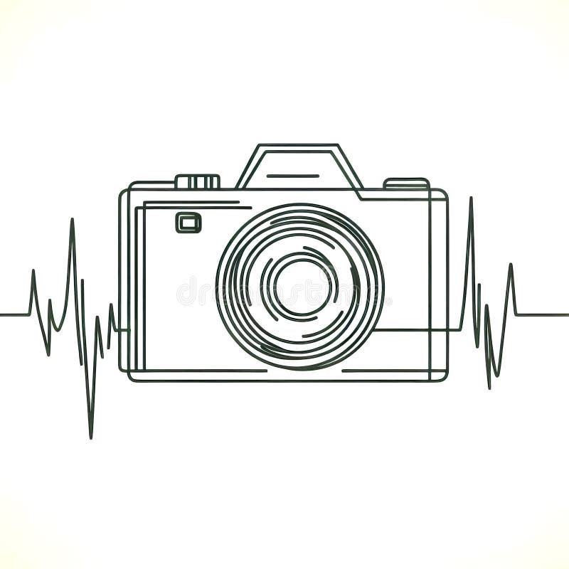 Camera EKG stock illustration. Illustration of camera - 315810364