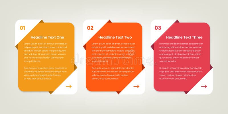 Minimal Infographic Data Presentation Template with Long Text Stock ...