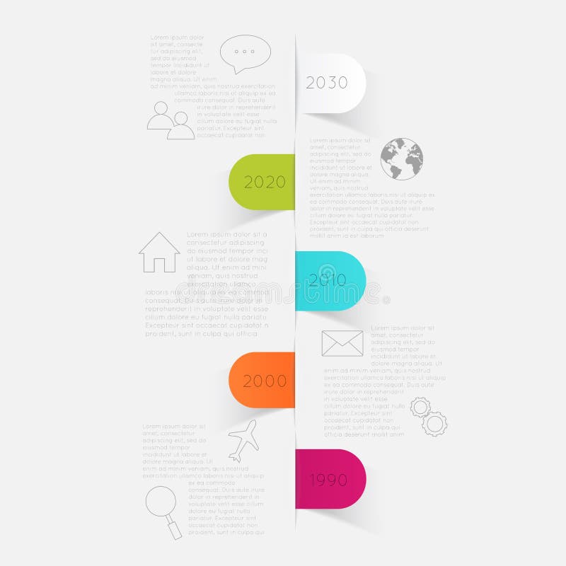 Minimal Infographics Sample Layout Stock Vector - Illustration of ...