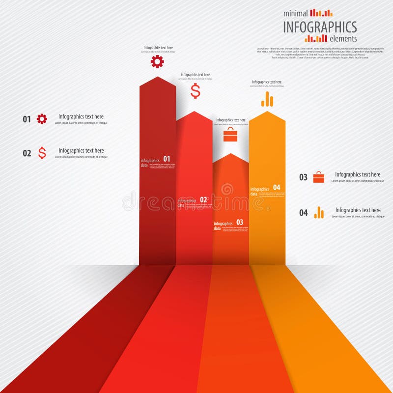 Minimal Infographics Design. Vector Stock Vector - Illustration of icon ...
