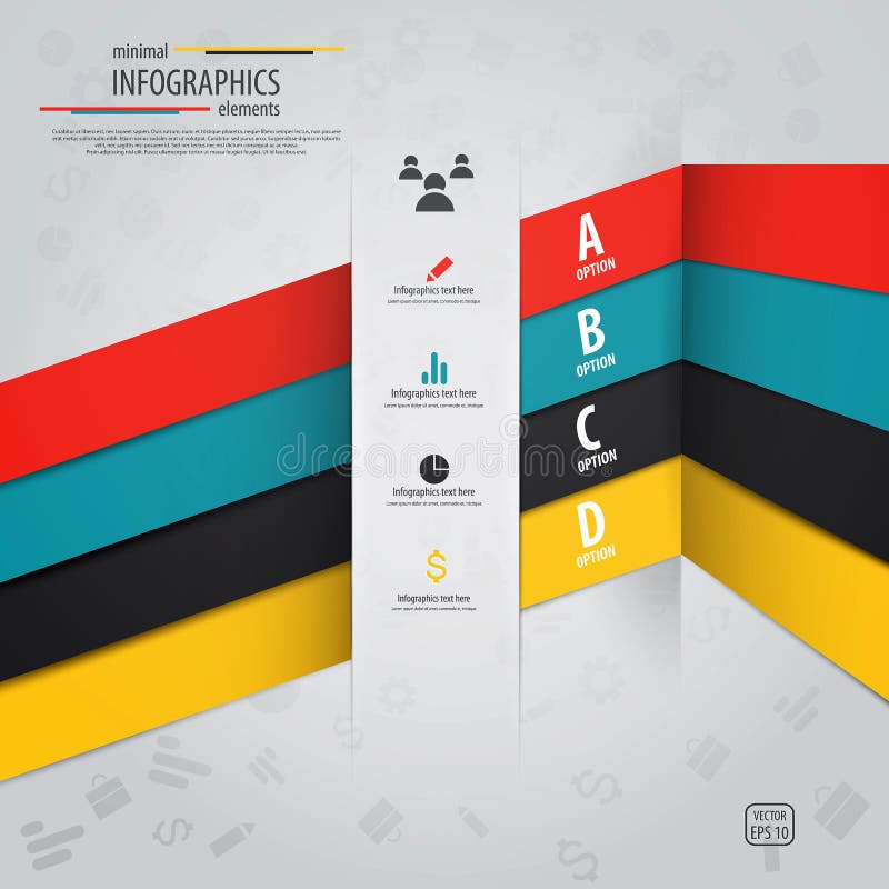 Minimal Infographics Design. Vector Stock Vector - Illustration of ...