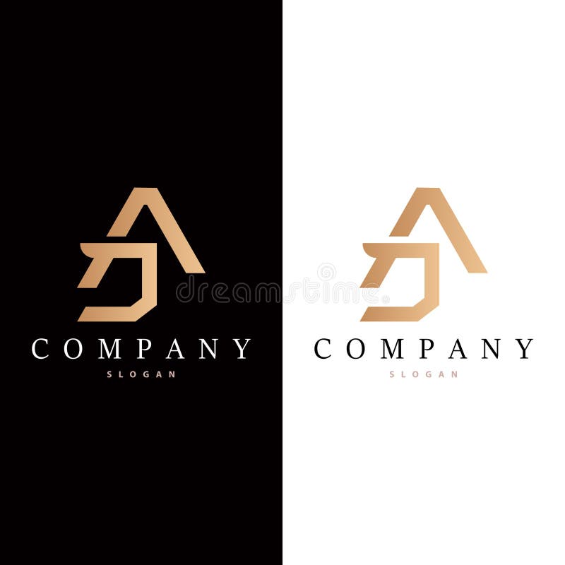 Minimal Initial AJ Letter Logo, Modern and Luxury Vector Template Stock ...