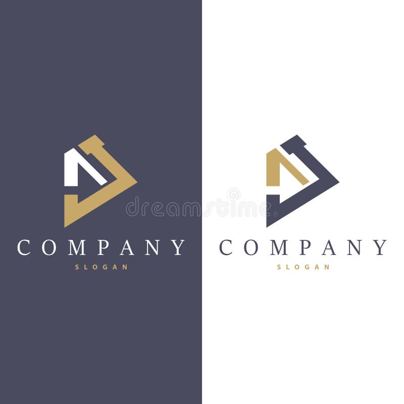 Minimal Initial AJ Letter Logo, Modern and Luxury Vector Template Stock Vector - Illustration of ...