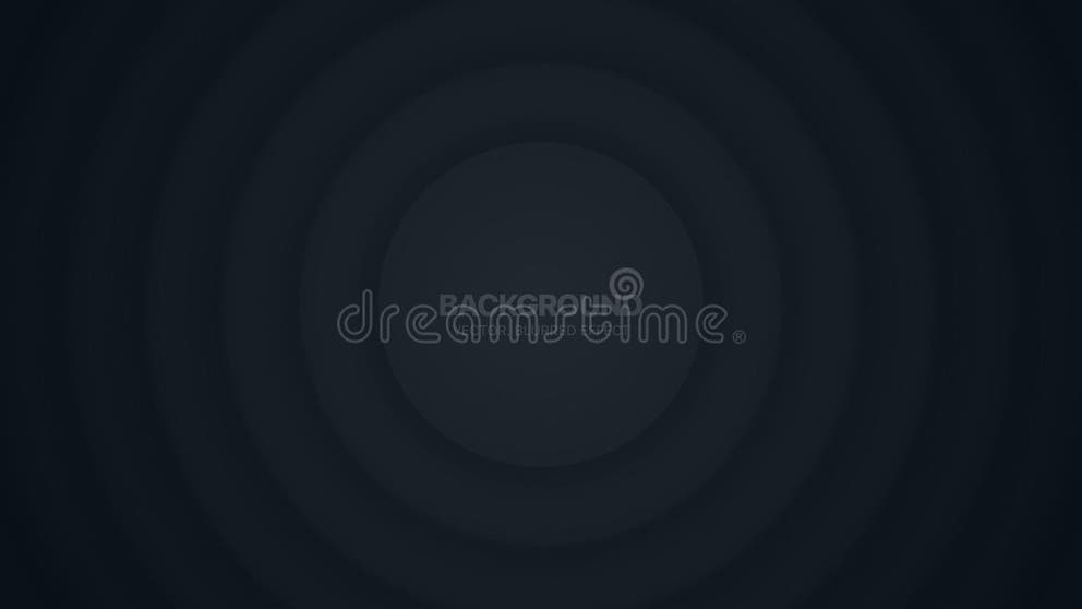 Minimal Layered Smooth Circular Structure 3D Vector Blurred Abstract ...
