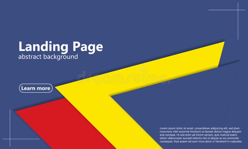 Minimal Layout. Modern Material Design. Vector. Stock Vector ...