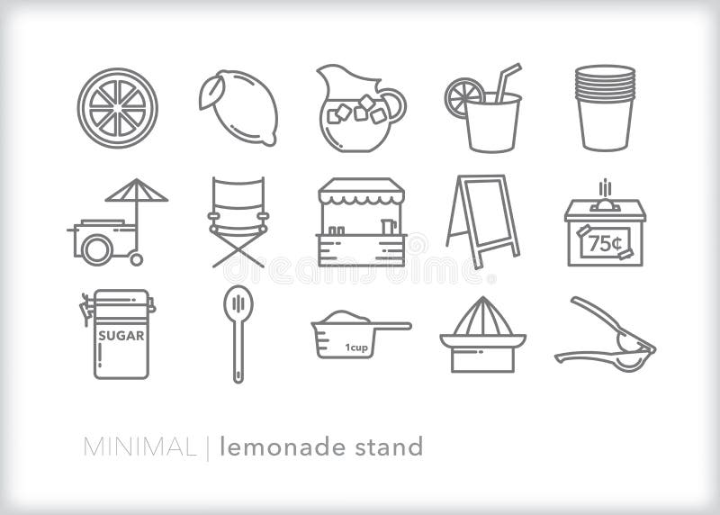 Lemonade Stand Logo Stock Illustrations – 110 Lemonade Stand Logo Stock ...