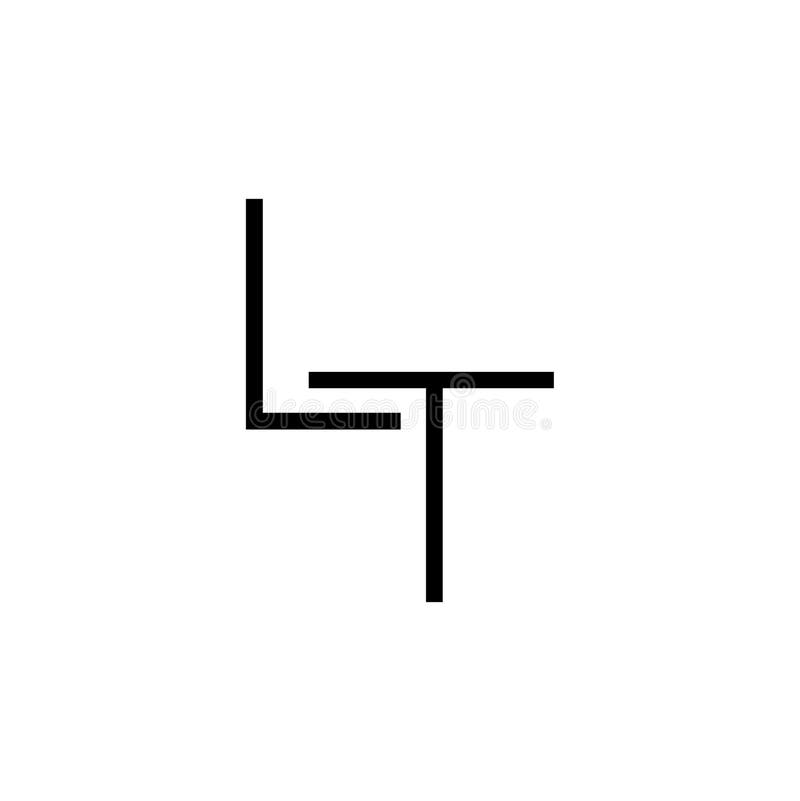 Minimal Letters LT Logo Design Stock Vector - Illustration of element ...
