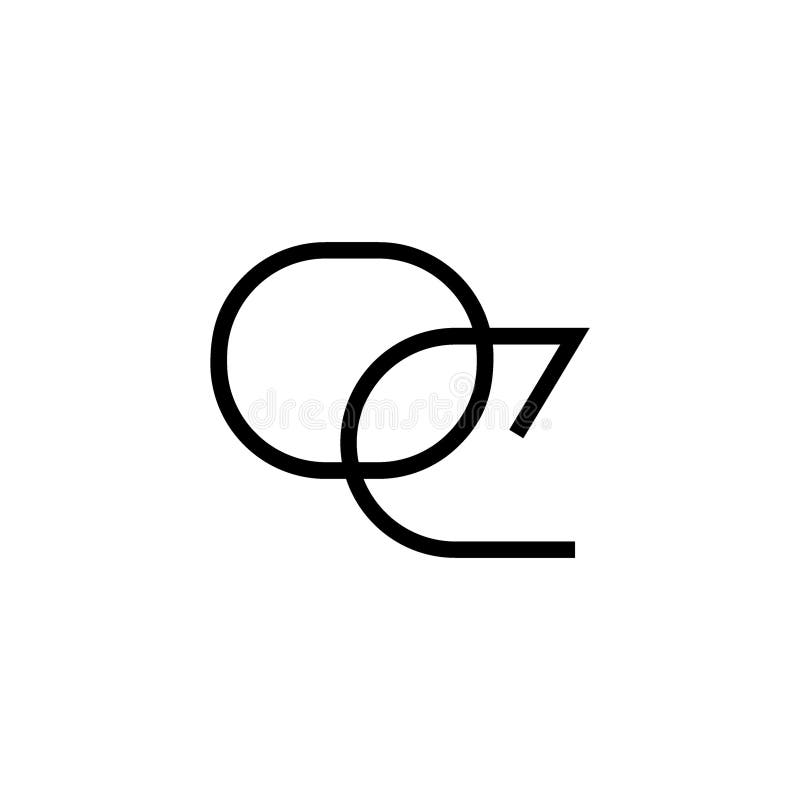 Minimal Letters OC Logo Design Stock Vector - Illustration of logotype ...