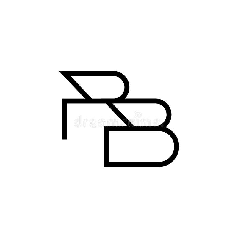 Minimal Letters PB Logo Design Stock Vector - Illustration of icon ...