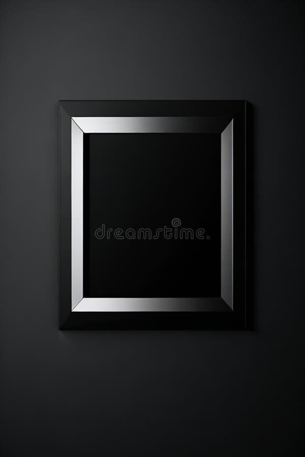 Frames on the Wall. Created with AI Technology. Stock Illustration ...