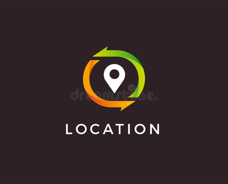 Minimal Location Logo Template - Vector Illustration Stock Vector ...