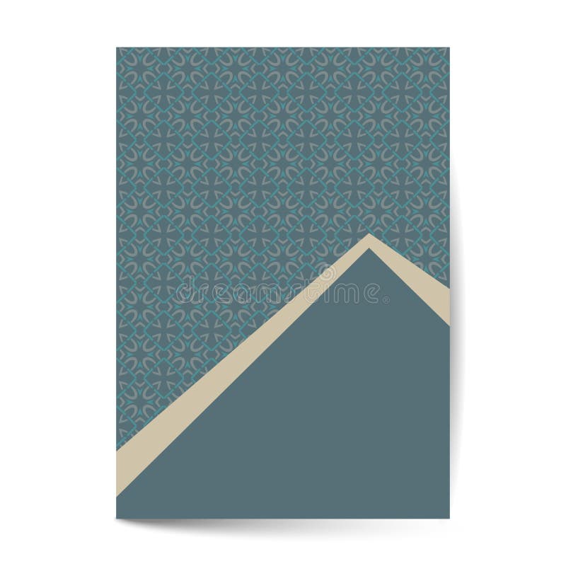 Minimal Luxury Cover Design with Pattern Element for Menu, Invitation ...