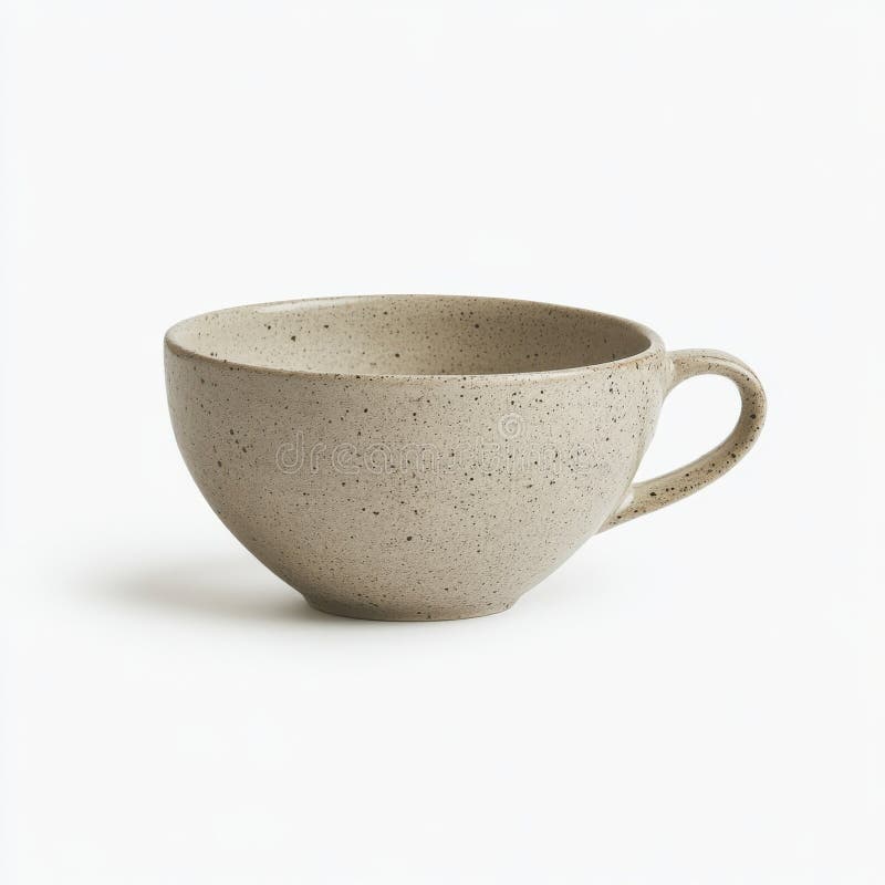 Minimal Mockup of Coffee Cup Isolated on White Background Stock ...