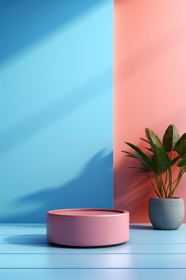 Minimal Mockup Scene 2d Studio Stand Platform Able To Loop Seamless ...