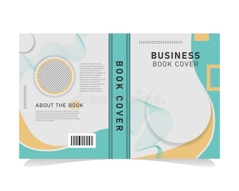 Minimal Modern Book Cover Design with Abstract Geometric Style Concept ...