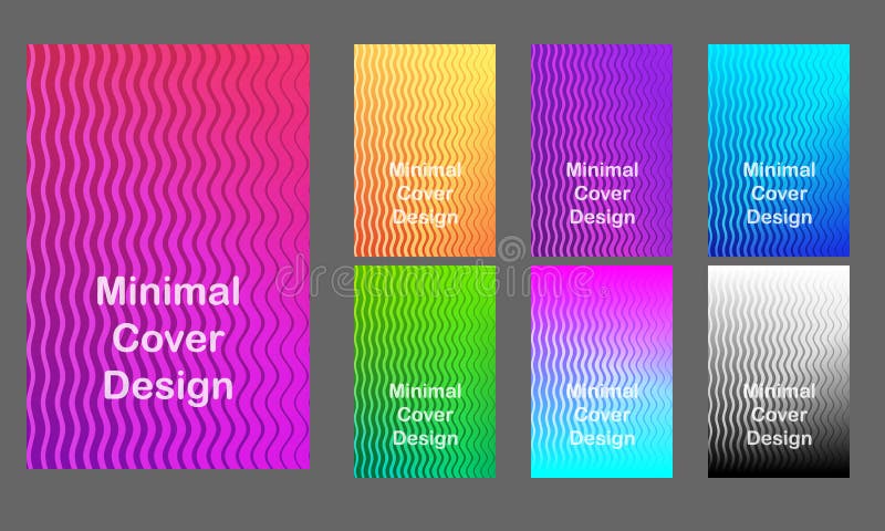 Minimal Modern Cover Design. Dynamic Colorful Gradients. Future ...