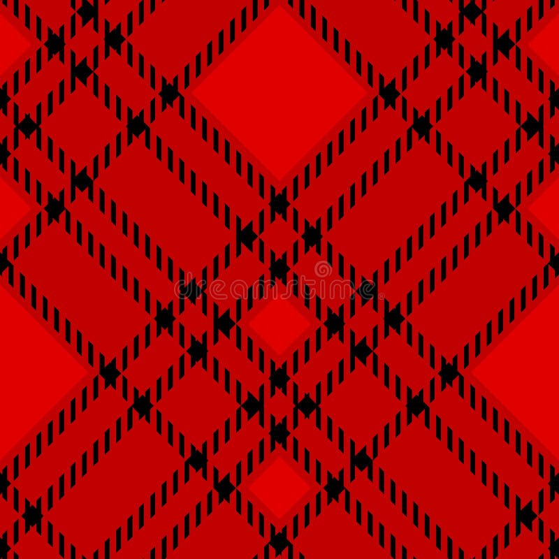 Minimal Monochrome Black White Seamless Tartan Check Plaid Pixel