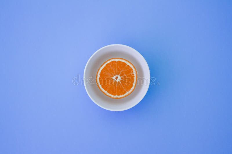 Minimal Orange Top View stock photo. Image of orange - 124431266