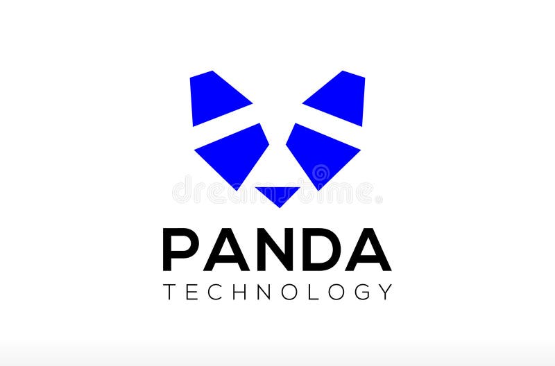 Minimal Panda Technology Logo Design, Panda Tech Logo, Modern Tech Logo ...