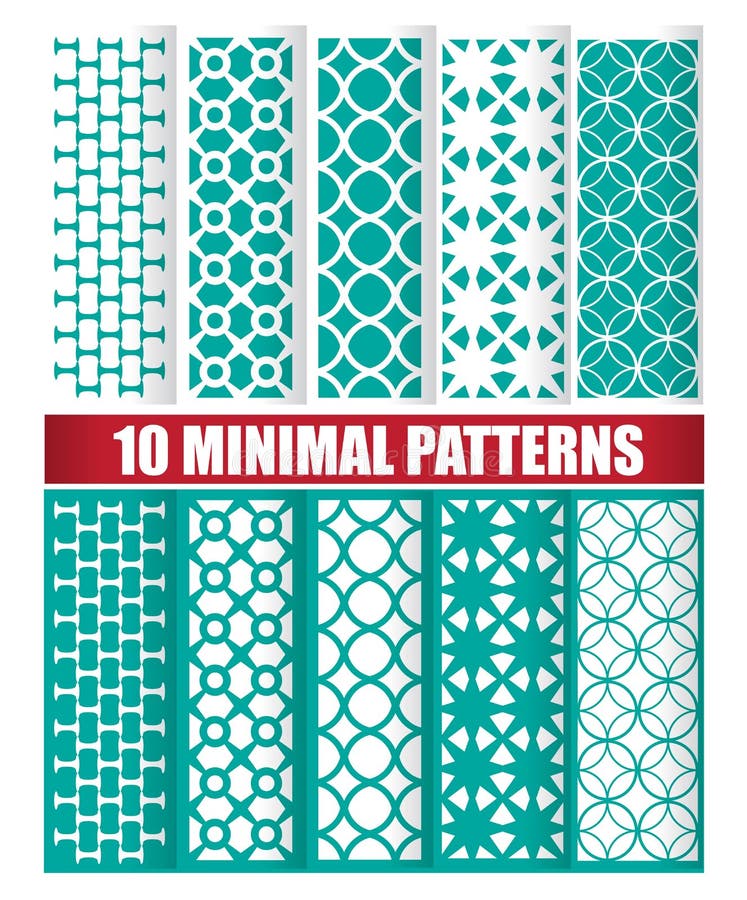 9 Collection Patterned Vintage Tiles Stock Vector - Illustration of ...