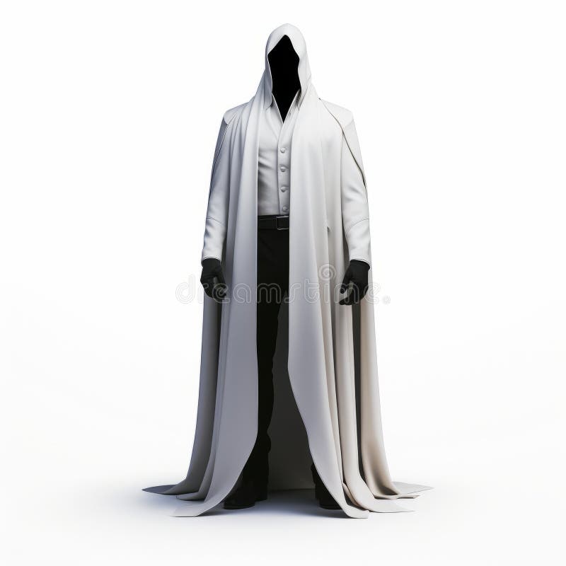 Minimal Phantom: a Distinctive White Figure in Unreal Engine Style ...