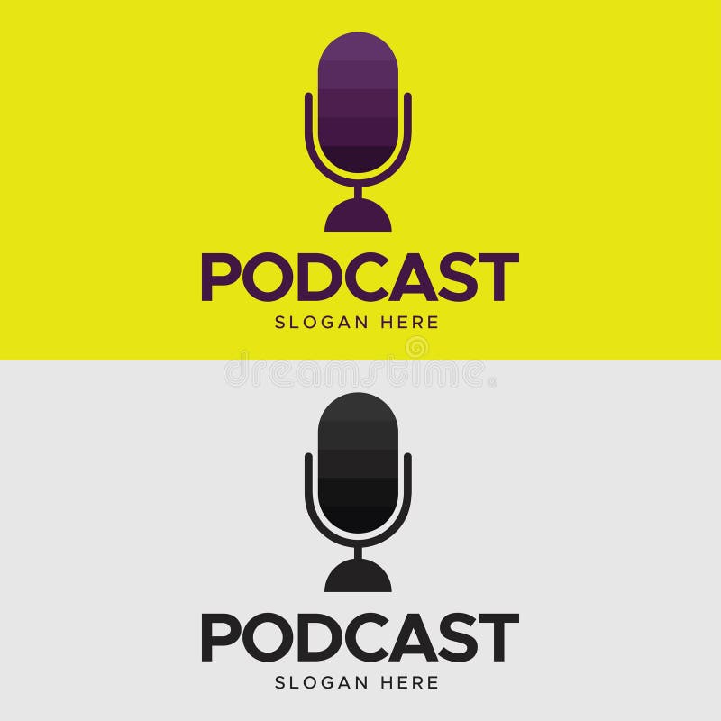 Minimal Podcast Logo stock vector. Illustration of podcast - 270528862