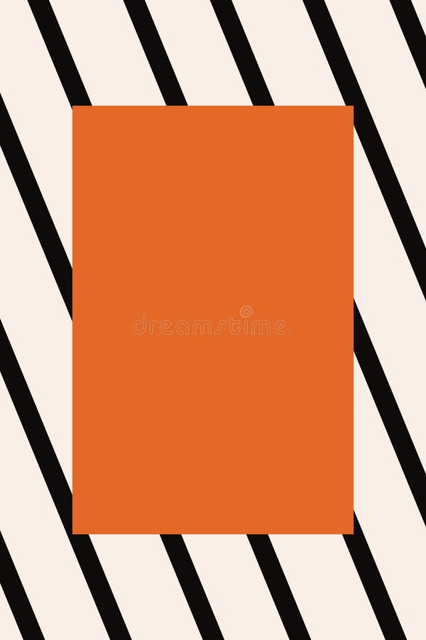 Minimal Poster with a Geometric Pattern, Template with Elements of ...