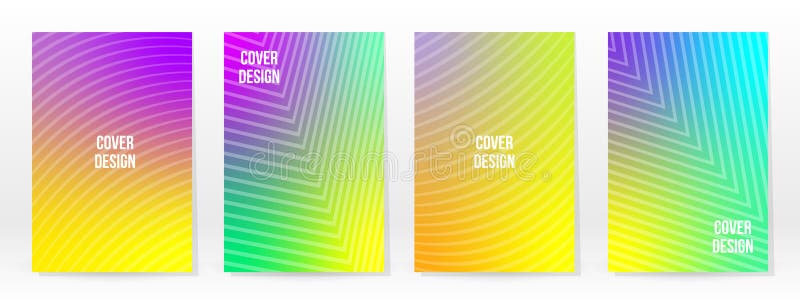 Minimal Poster. Pastel Soft Stock Vector - Illustration of line, color ...