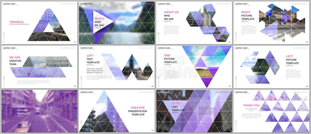 Minimal Presentations Design, Portfolio Vector Templates with ...