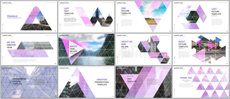Minimal Presentations Design, Portfolio Vector Templates with ...