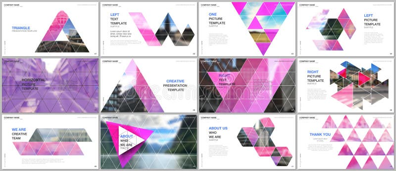 Minimal Presentations Design, Portfolio Vector Templates with ...