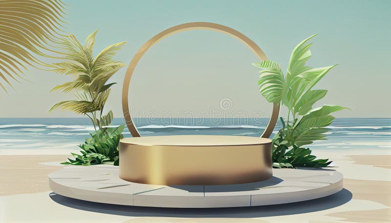 Minimal product display stock illustration. Illustration of spring ... Minimal product display stock illustration. Illustration of spring ...