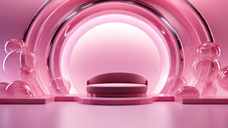 Minimal product display stock illustration. Illustration of scene ...