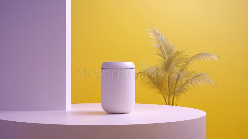 Minimal Product Presentation of Smart Gadget with Pastel Colors Stock ...