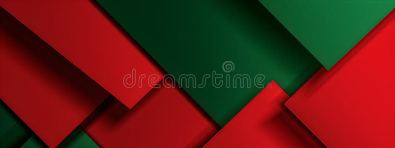 Minimal Red and Green Abstract Background with Geometric Graphic ...