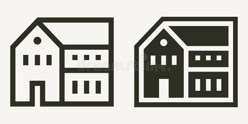 Residential Community Icons Stock Illustrations – 389 Residential ...