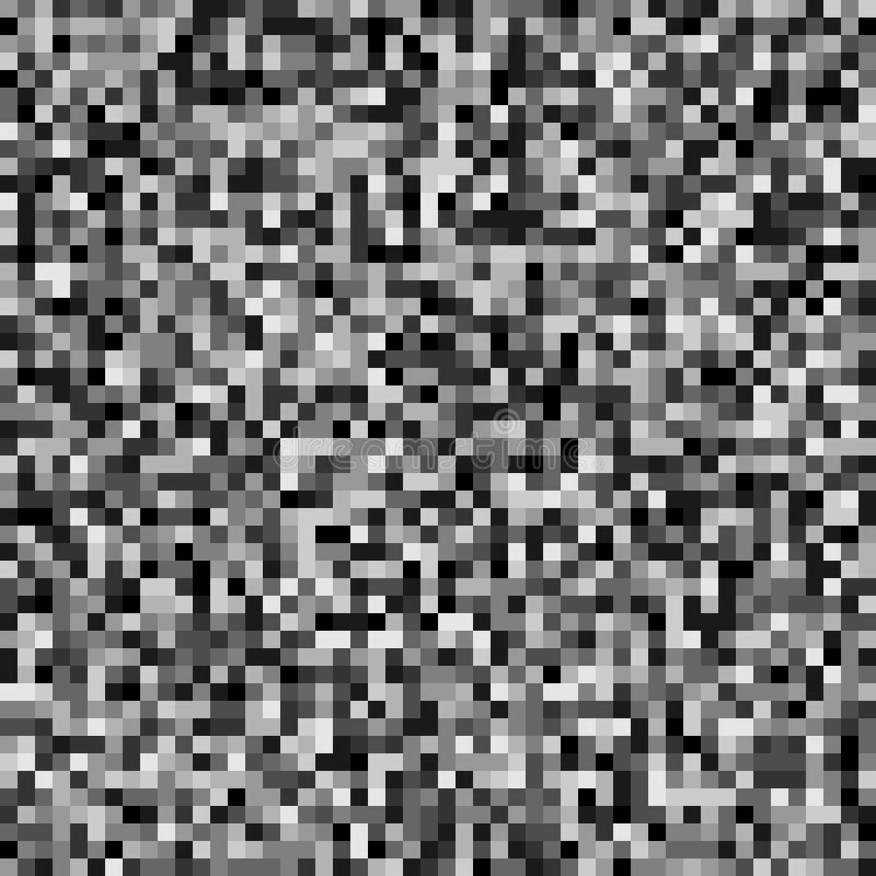Minimal Seamless Pixelated Mosaic Pattern with Random Pixels. Re Stock ...