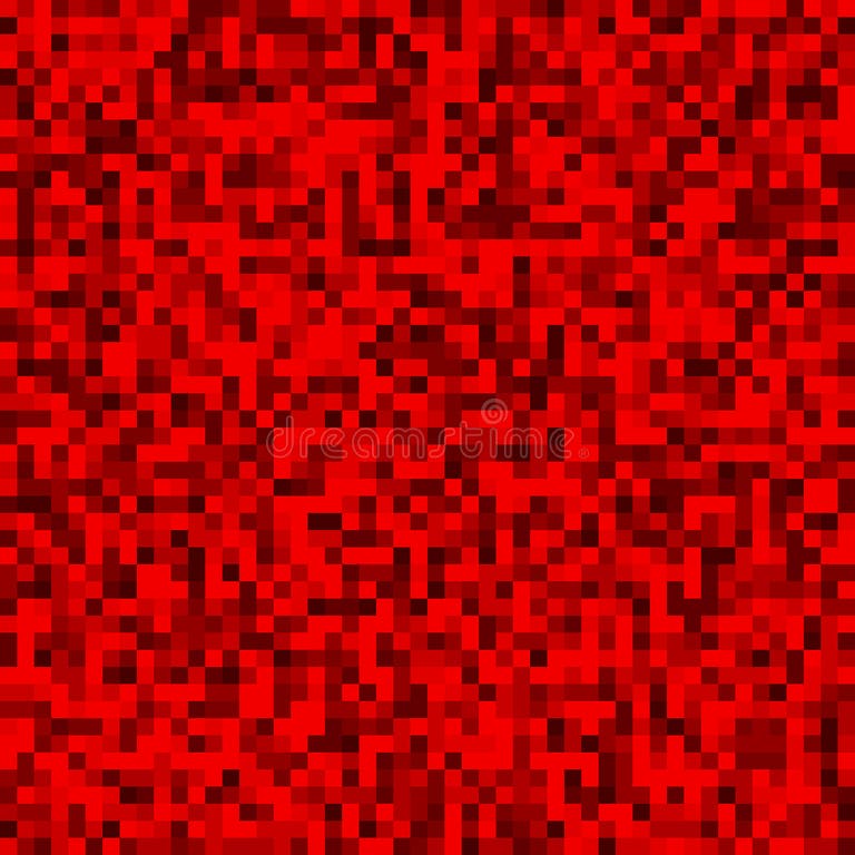Minimal Seamless Pixelated Mosaic Pattern with Random Pixels. Re Stock ...