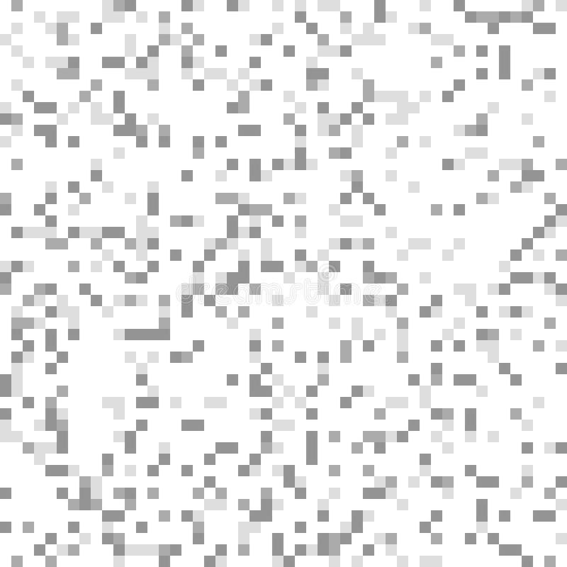 Minimal Seamless Pixelated Mosaic Pattern with Random Pixels. Stock ...