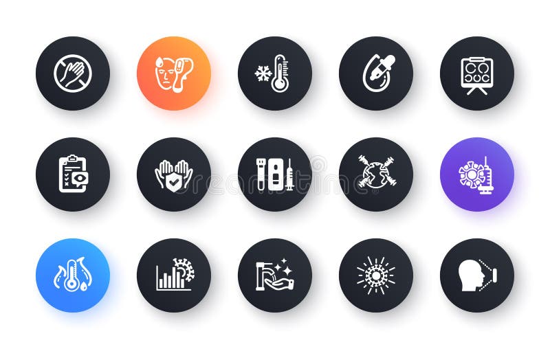 Minimal Set of Coronavirus Statistics, Low Thermometer and Fever ...