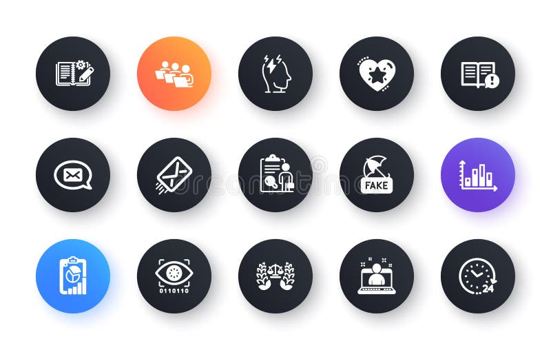 Minimal Set of Teamwork, Inspect and E-mail Flat Icons for Web ... Minimal Set of Teamwork, Inspect and E-mail Flat Icons for Web ...
