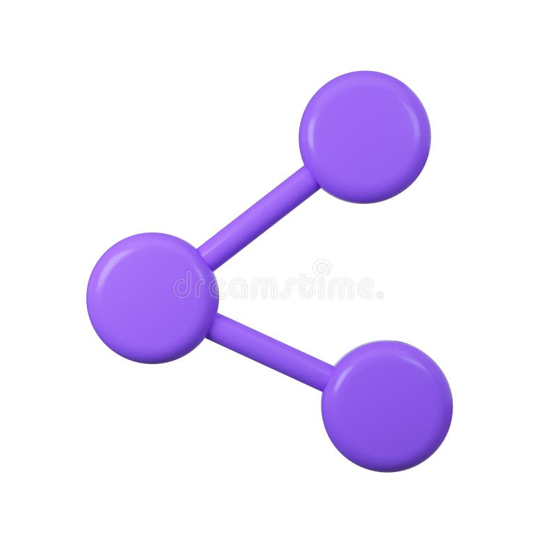 Minimal Share Icon for Social Media Interface. Stock Illustration ...