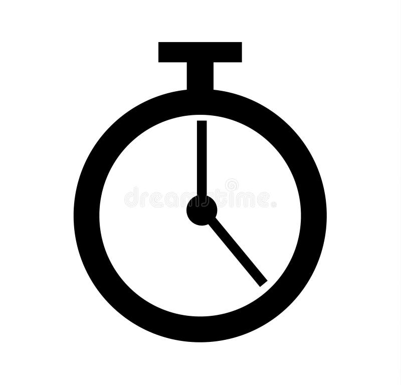 A Minimal and Simple Stopwatch Timer Icon Stock Vector - Illustration ... A Minimal and Simple Stopwatch Timer Icon Stock Vector - Illustration ...