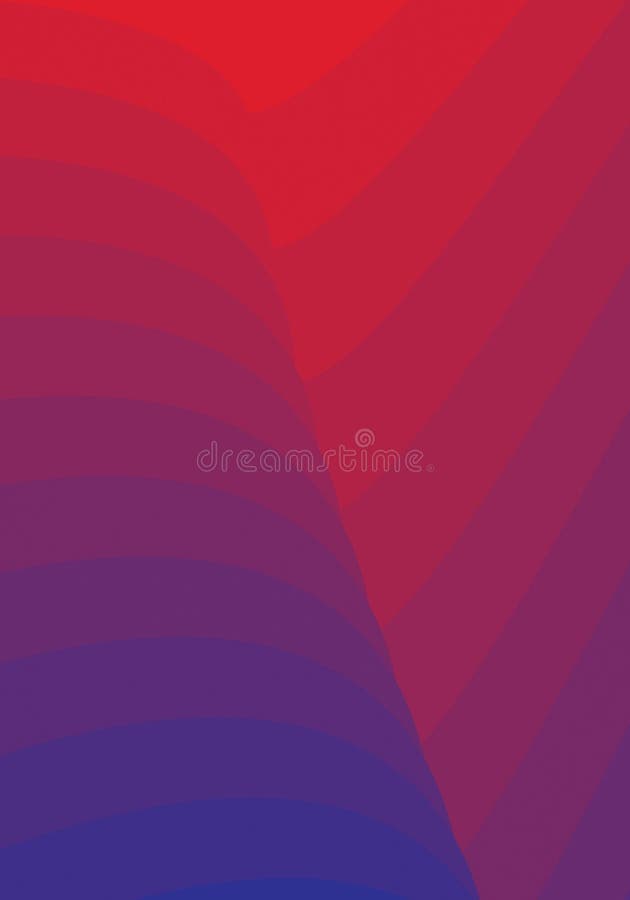 Minimal Smooth Curved Lines Red Blue Gradient Vertical Background Stock ...