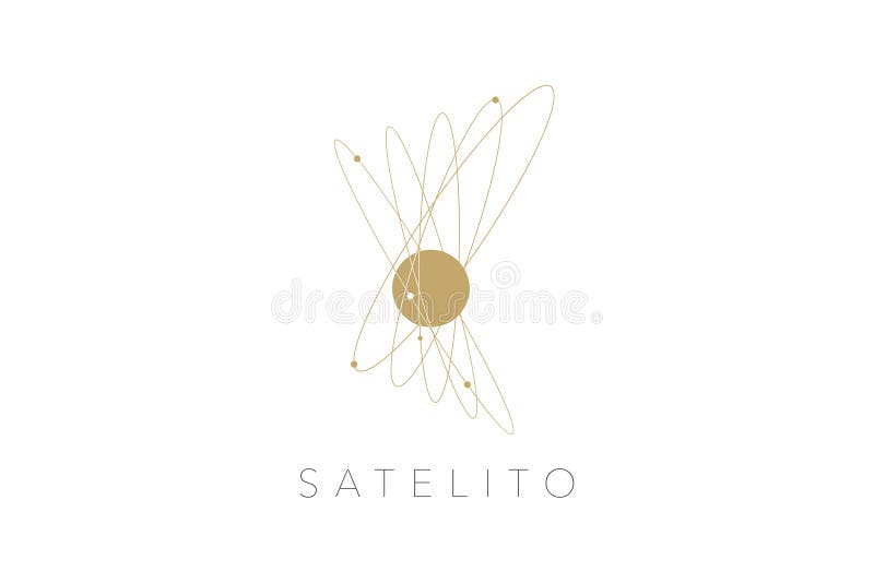 Minimal Space Logo, Celestial Logotype, Plane Logo, Emblem, Symbol ...