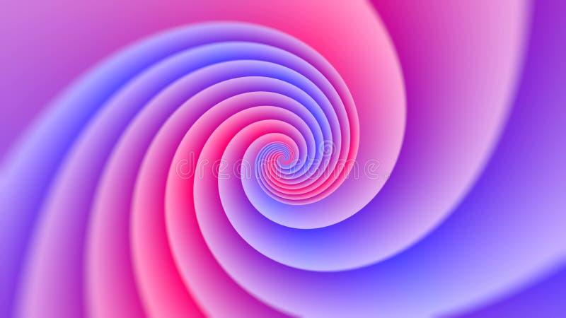 Minimal Blue and Red Spiral in Infinite Rotation. Stock Video - Video ...