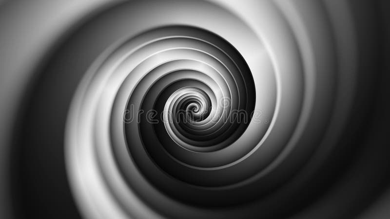 Minimal Metal Spiral in Infinite Rotation. Stock Video - Video of blur ...